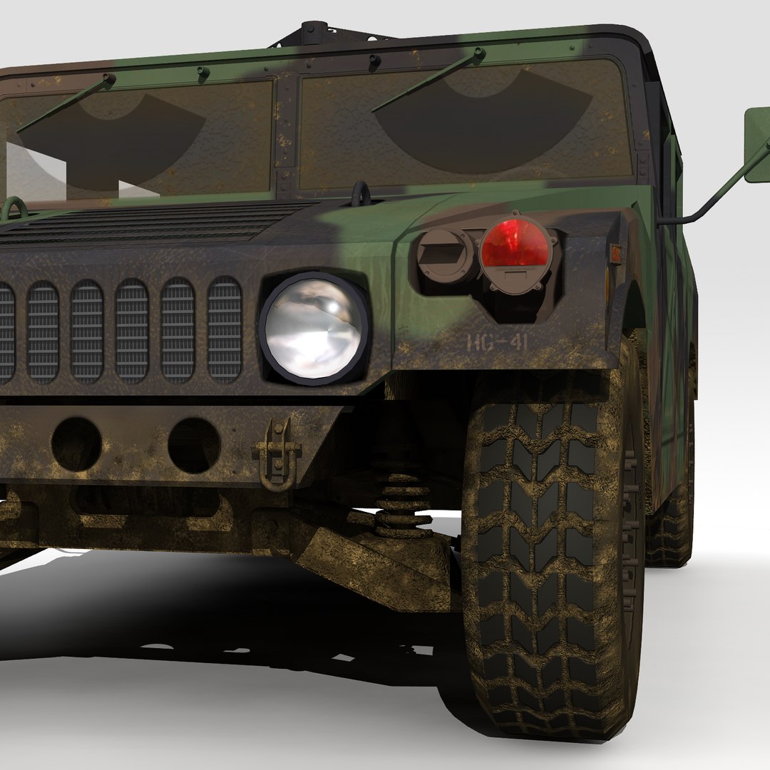 3d Humvee Model