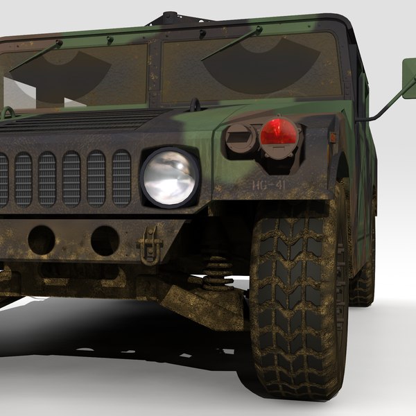 3d humvee model