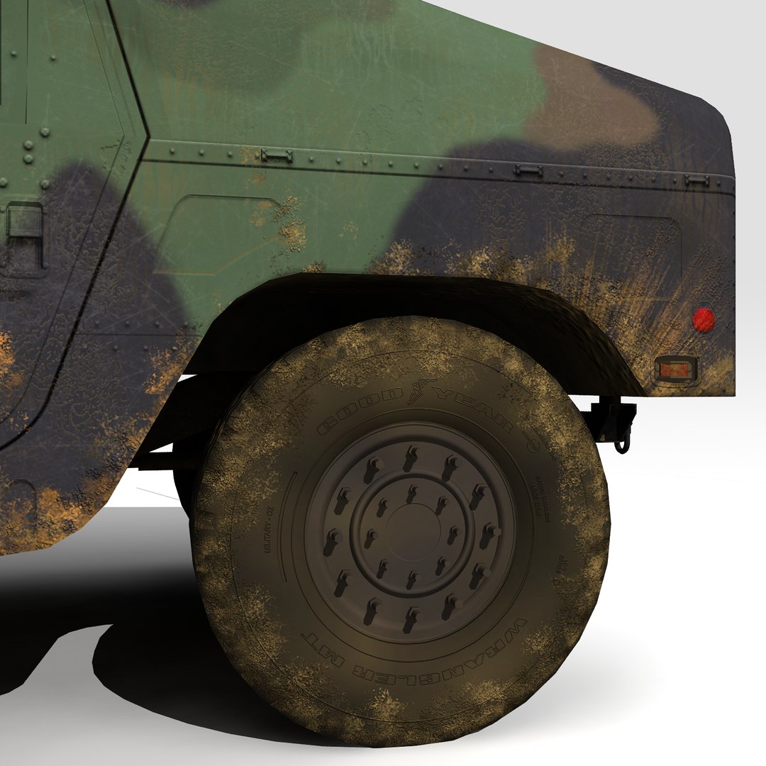 3d Humvee Model