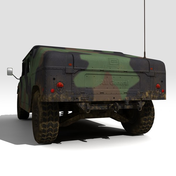 3d humvee model