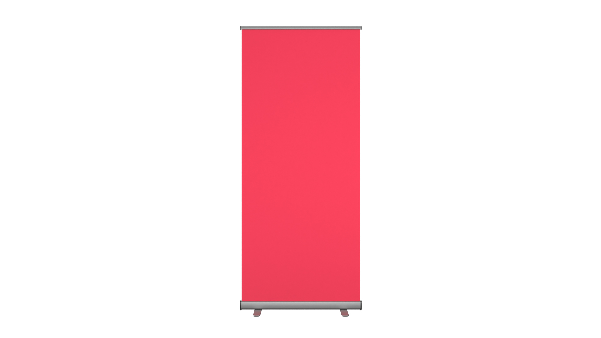 3D Red Roll-up Banner - TurboSquid 2219235