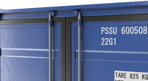 3D 8 Foot Storage Container - TurboSquid 1782402