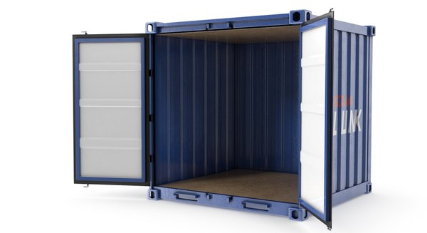 3D 8 Foot Storage Container - TurboSquid 1782402