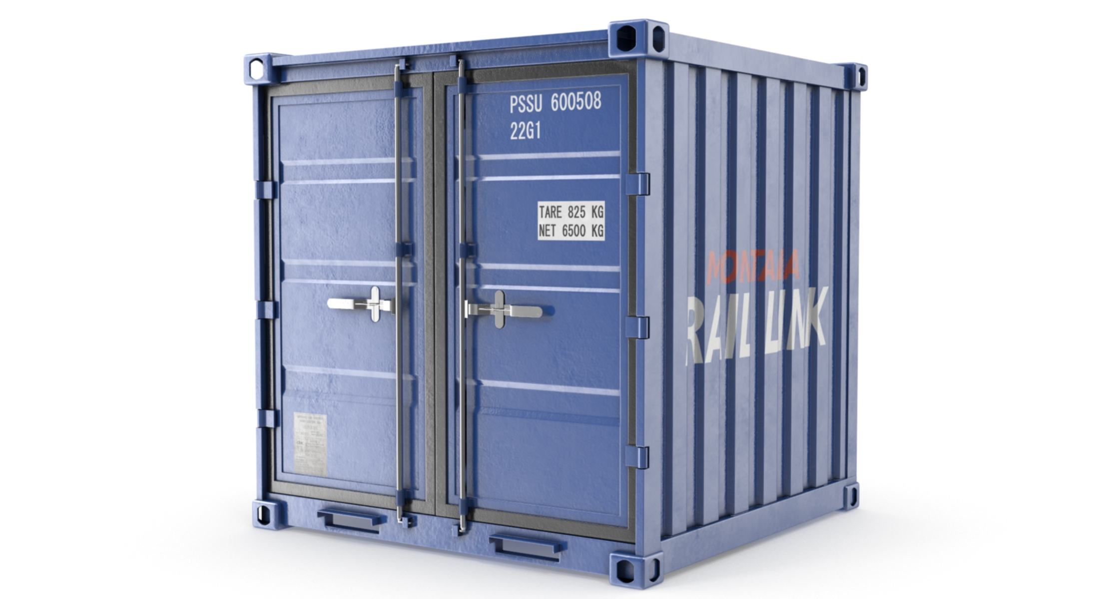3D 8 Foot Storage Container - TurboSquid 1782402