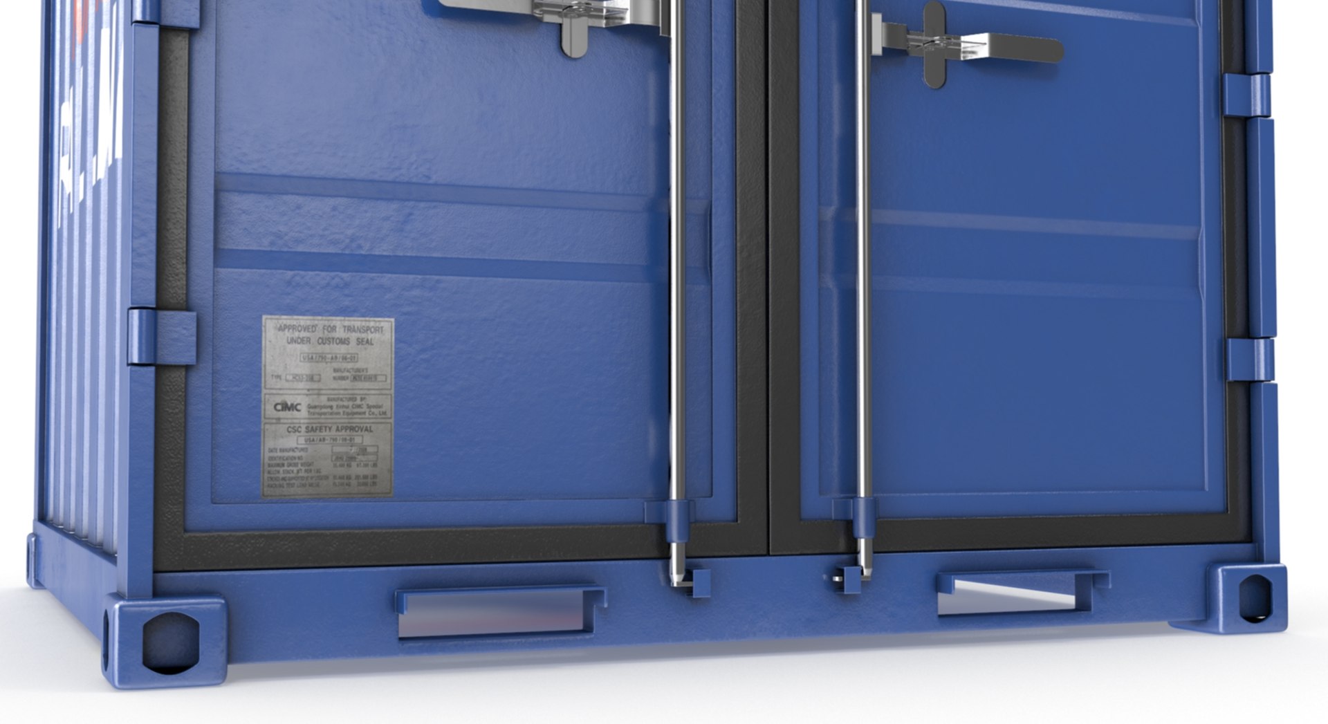 3D 8 Foot Storage Container - TurboSquid 1782402