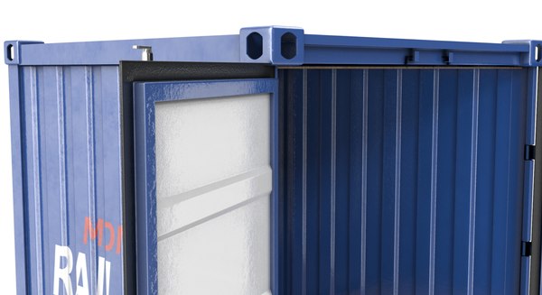 3D 8 Foot Storage Container - TurboSquid 1782402