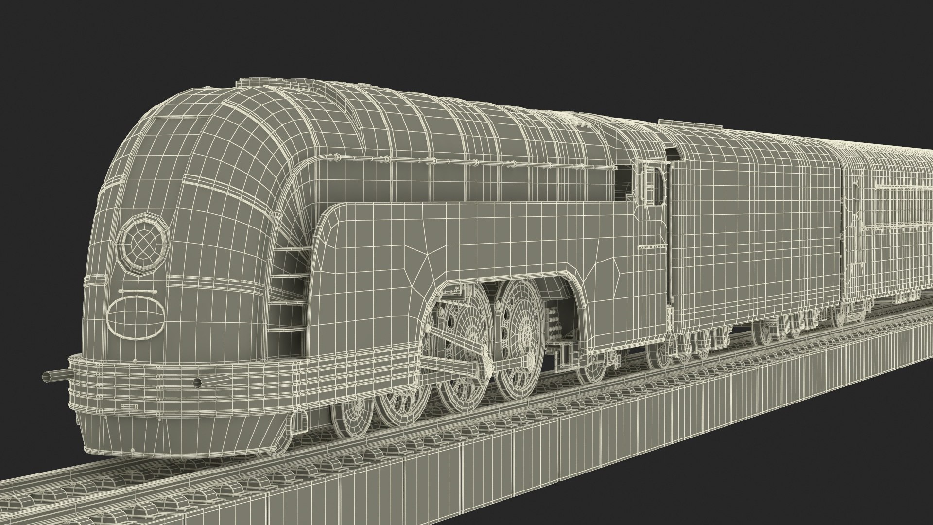 NYC Mercury Train With Railroad Model - TurboSquid 2426482