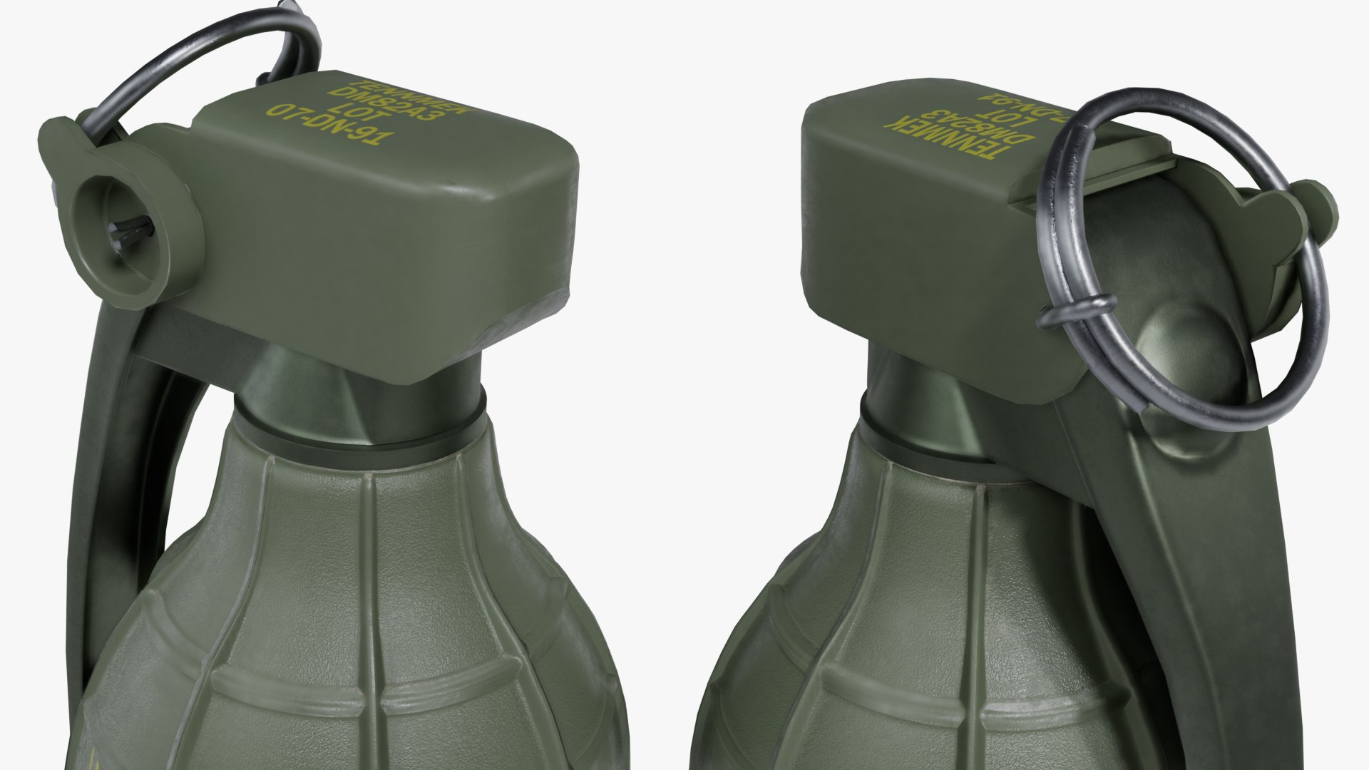 DM-61 Hand Grenade 3D Model - TurboSquid 2349543