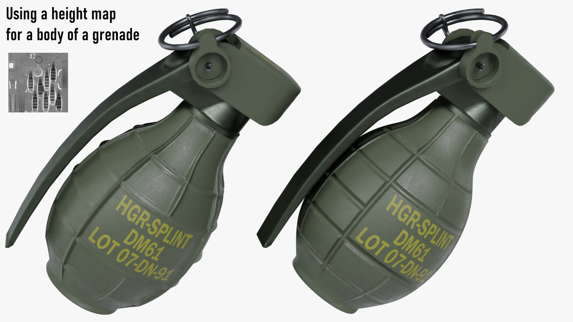 DM-61 Hand Grenade 3D Model - TurboSquid 2349543