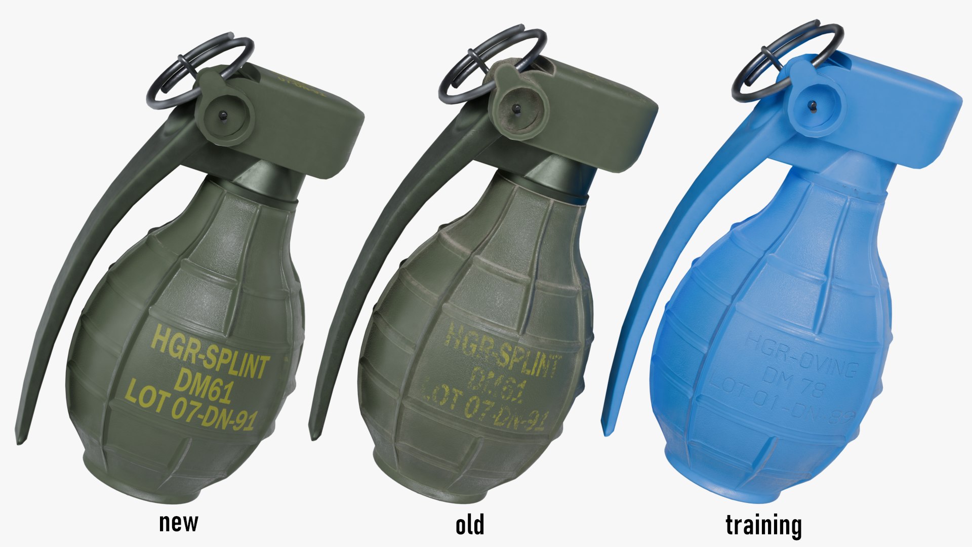 DM-61 Hand Grenade 3D Model - TurboSquid 2349543