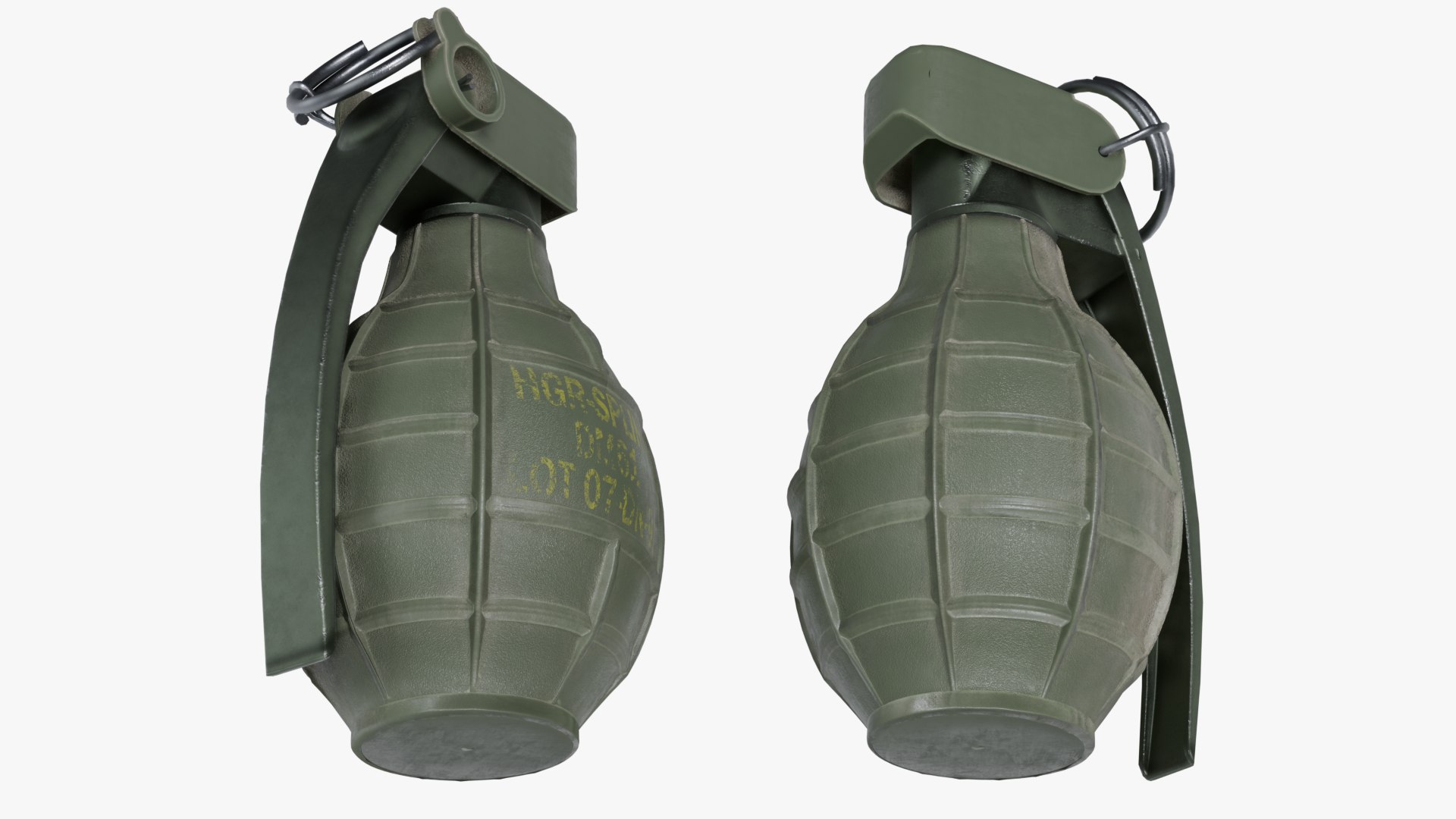 DM-61 Hand Grenade 3D Model - TurboSquid 2349543