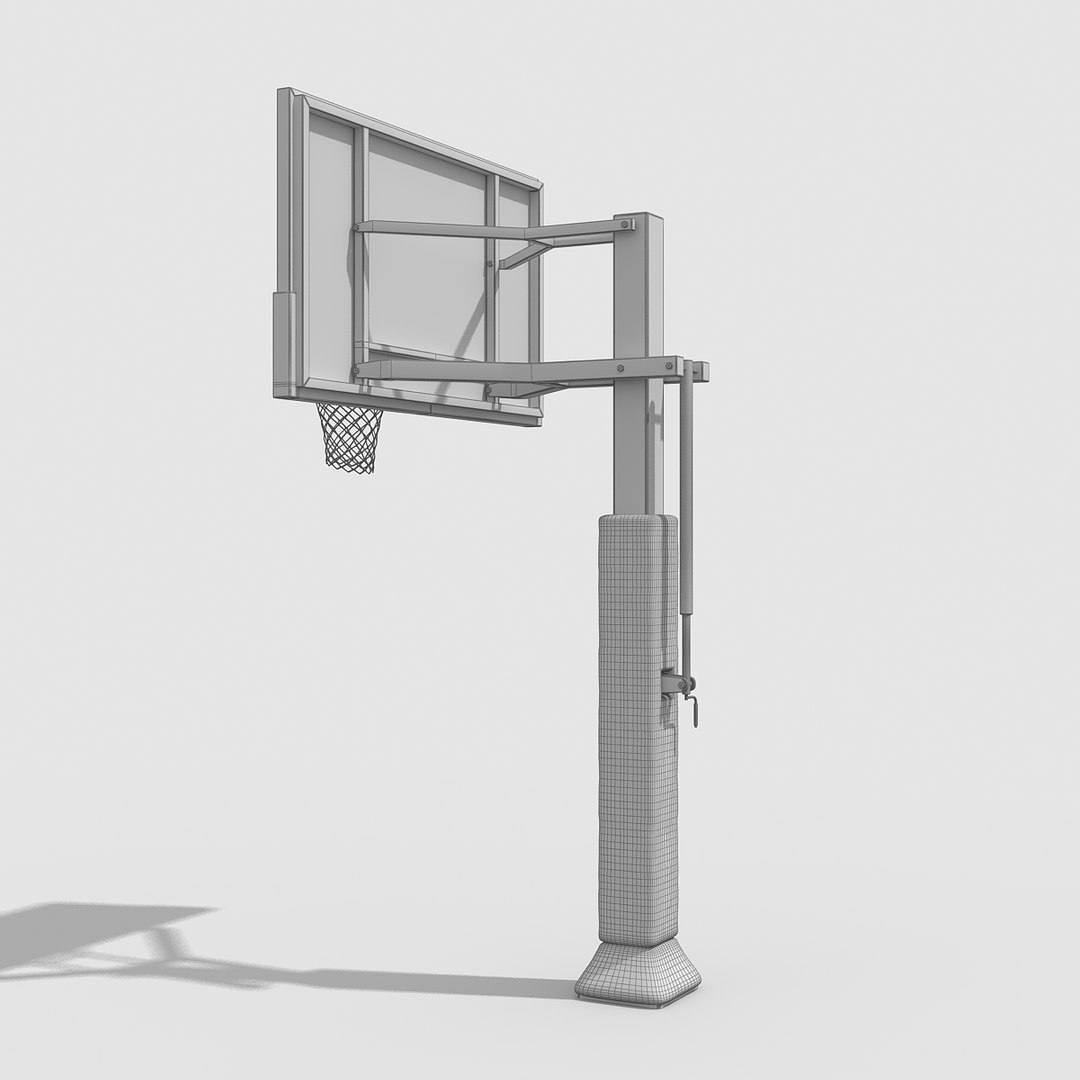 3ds Max Basketball Hoop