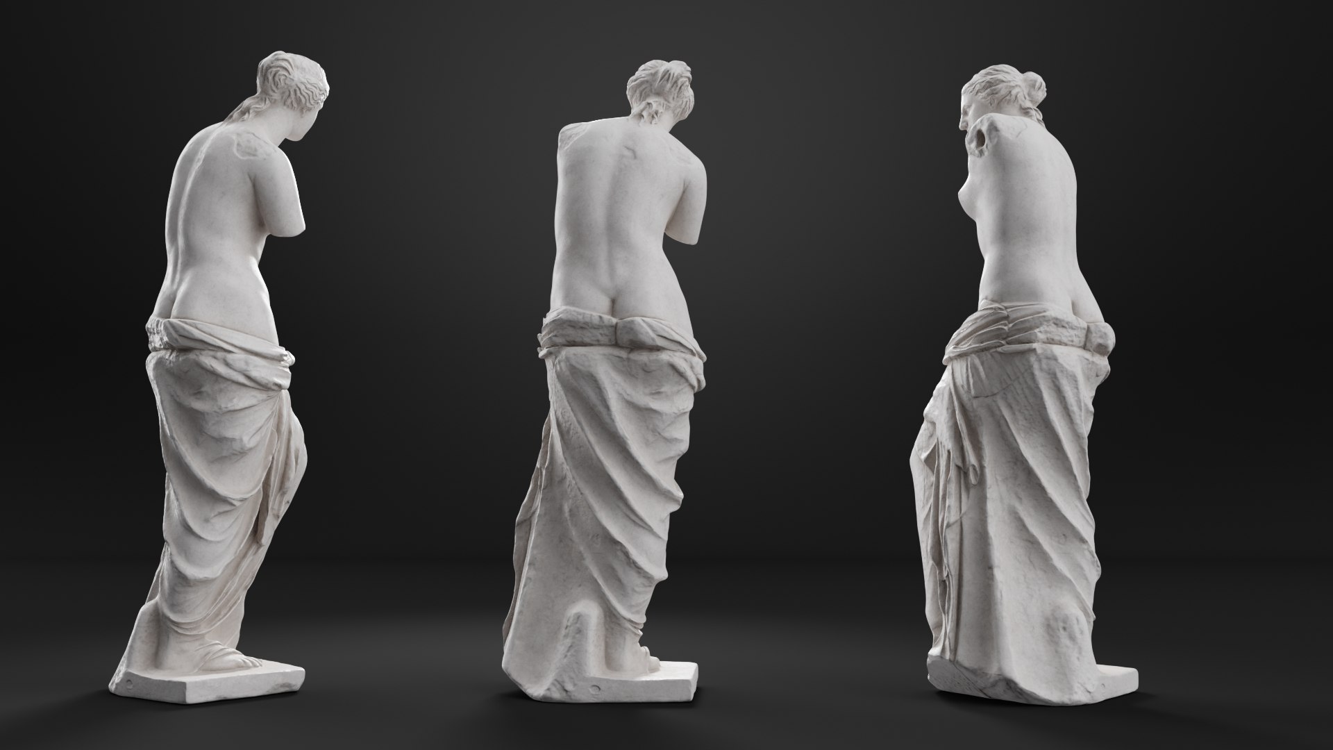 History Sculptures Milo 3D Model - TurboSquid 1699890