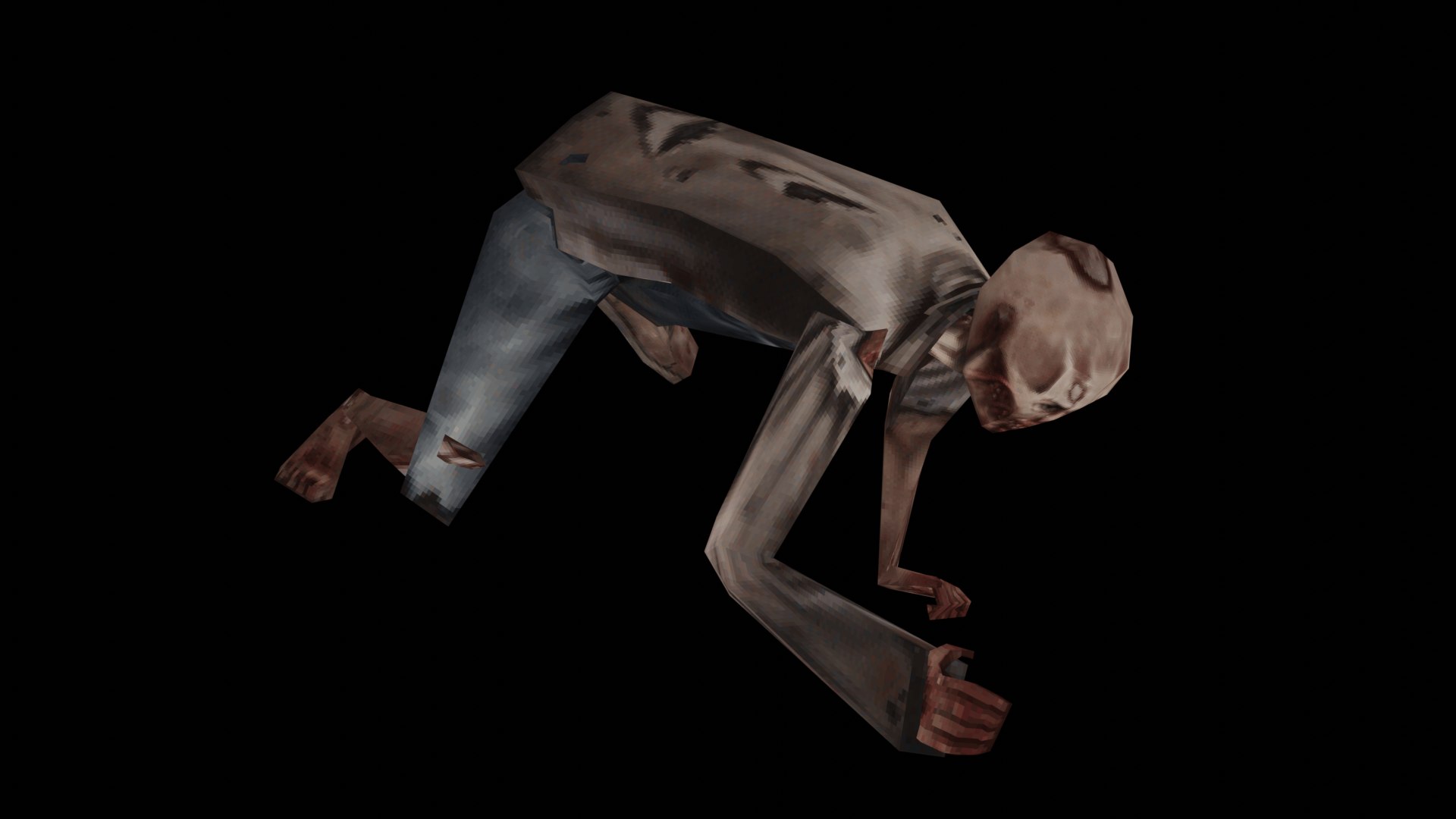 3D PS1 N64 Zombie 1 Monster Enemy NPC - TurboSquid 2375965