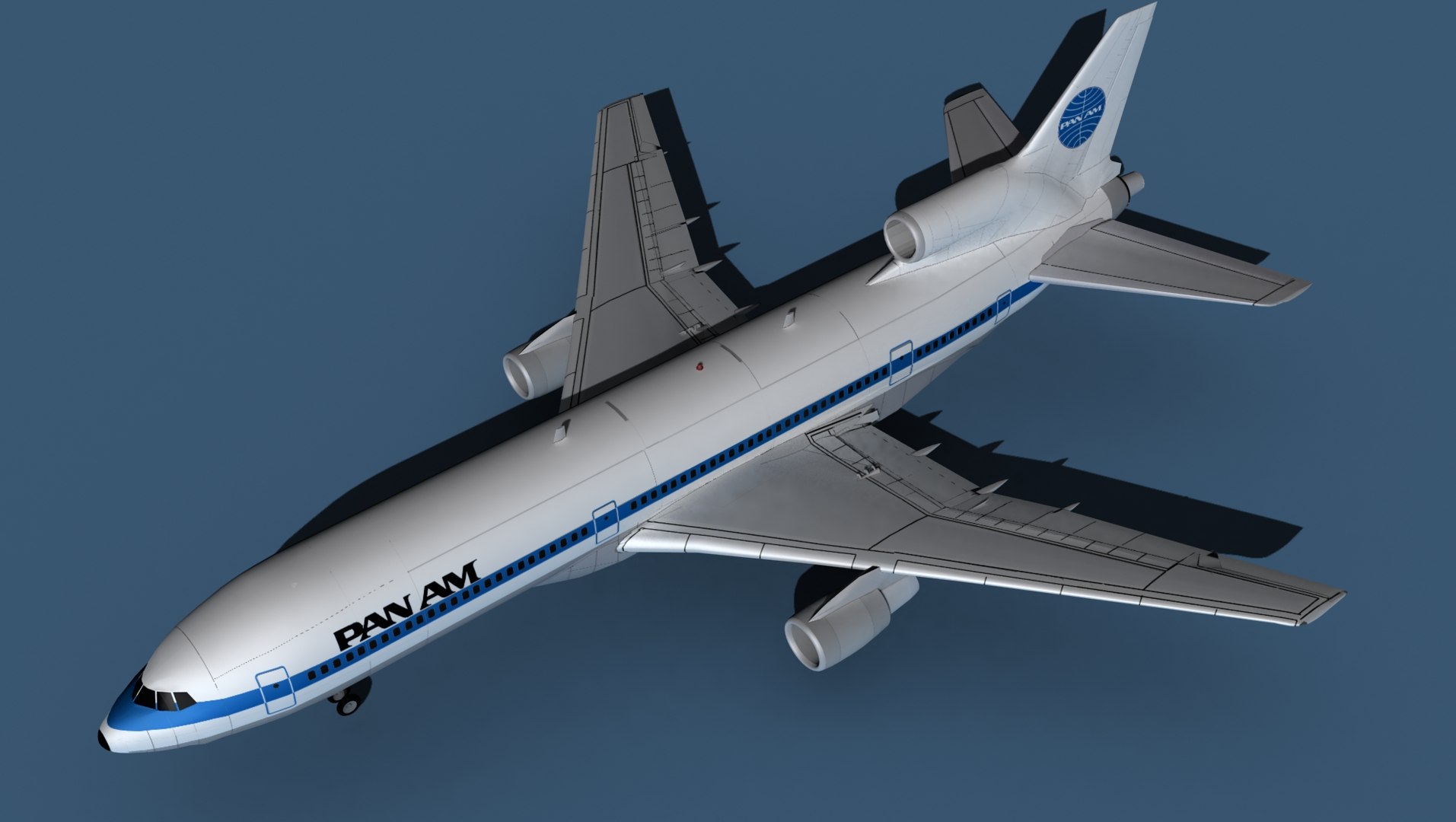 Lockheed L-1011-50 Pan American 3D Model - TurboSquid 1921632