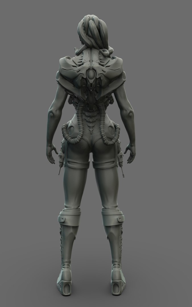 3D Ethion - Female Engineer Model - TurboSquid 1354926