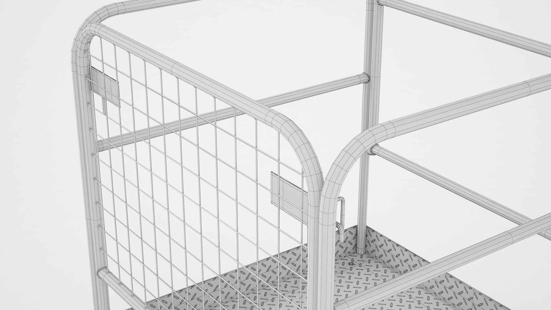 3D Forklift Safety Cage 03 Model - TurboSquid 2288644