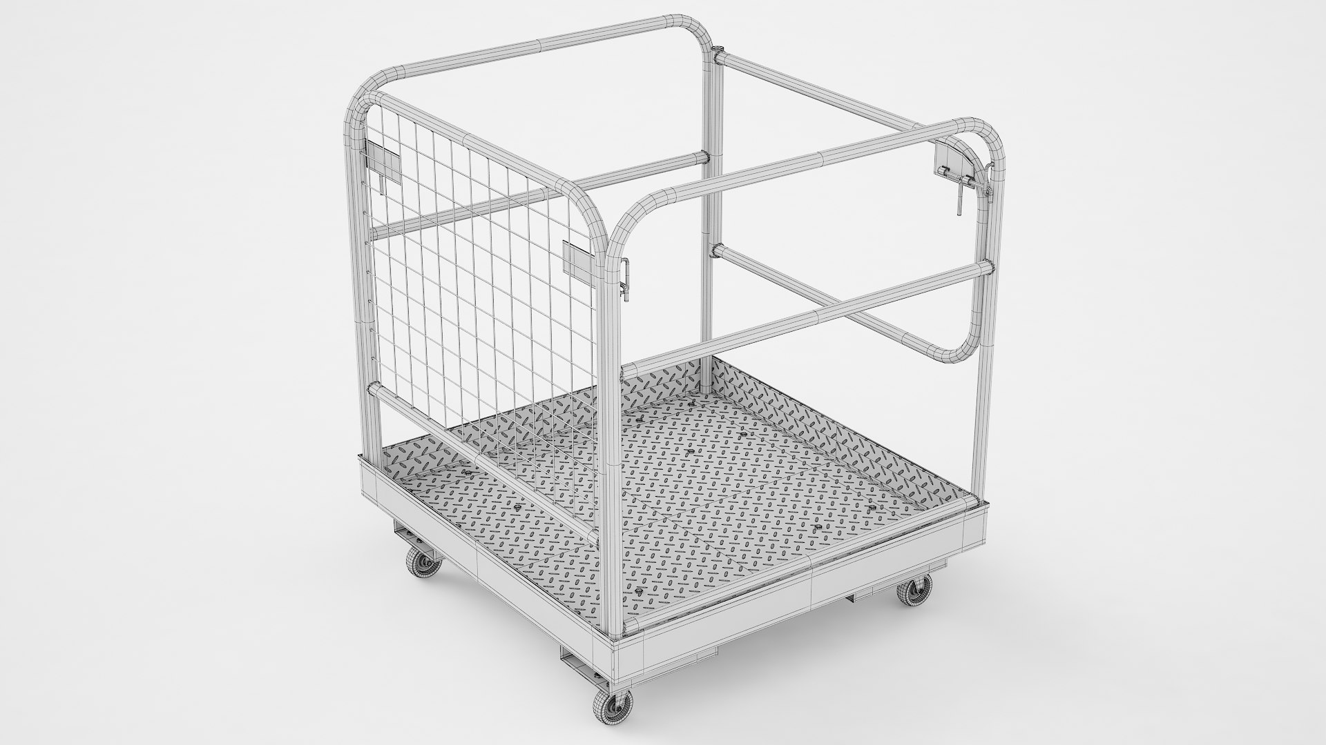 3D Forklift Safety Cage 03 Model - TurboSquid 2288644