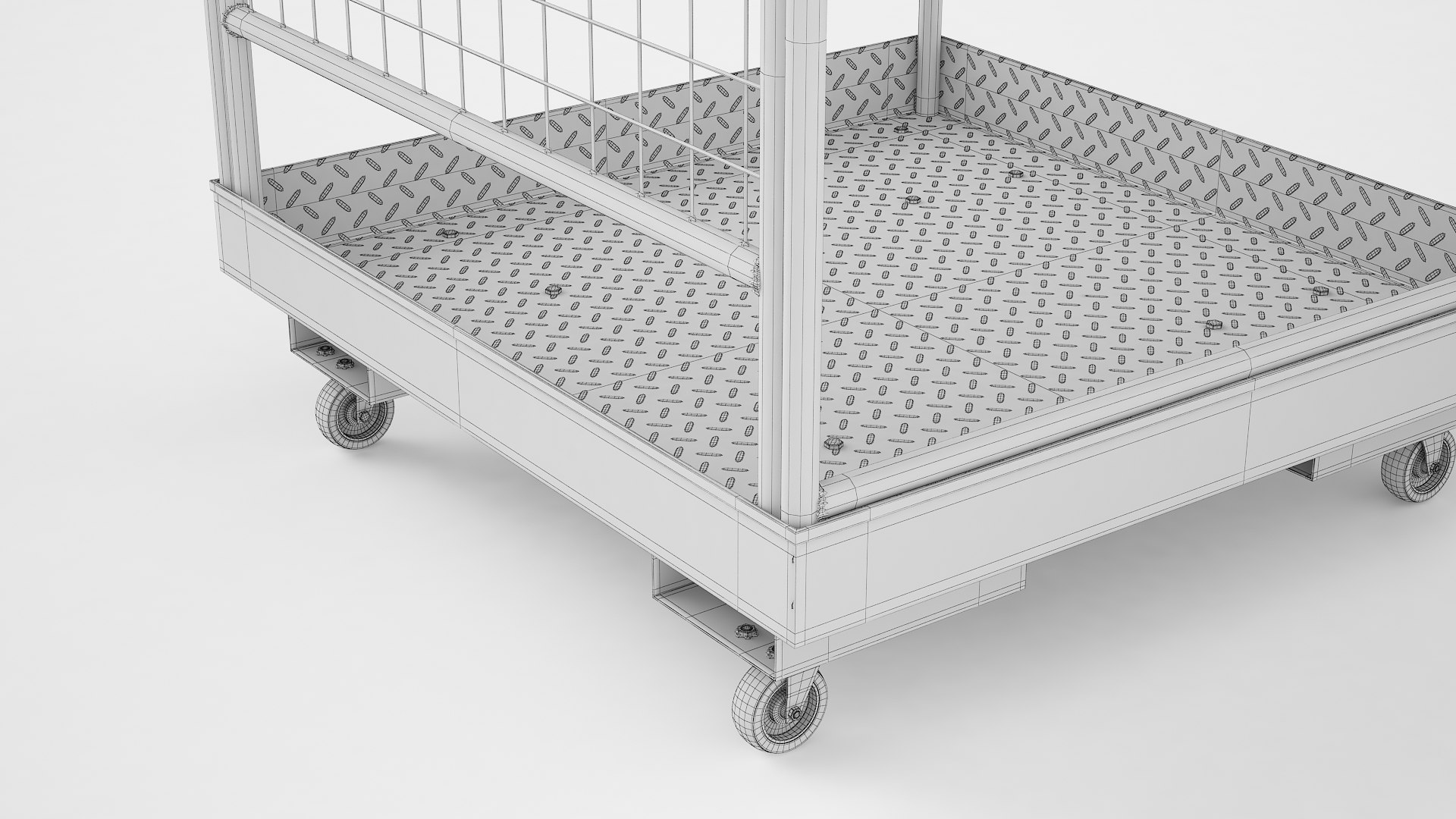 3D Forklift Safety Cage 03 Model - TurboSquid 2288644