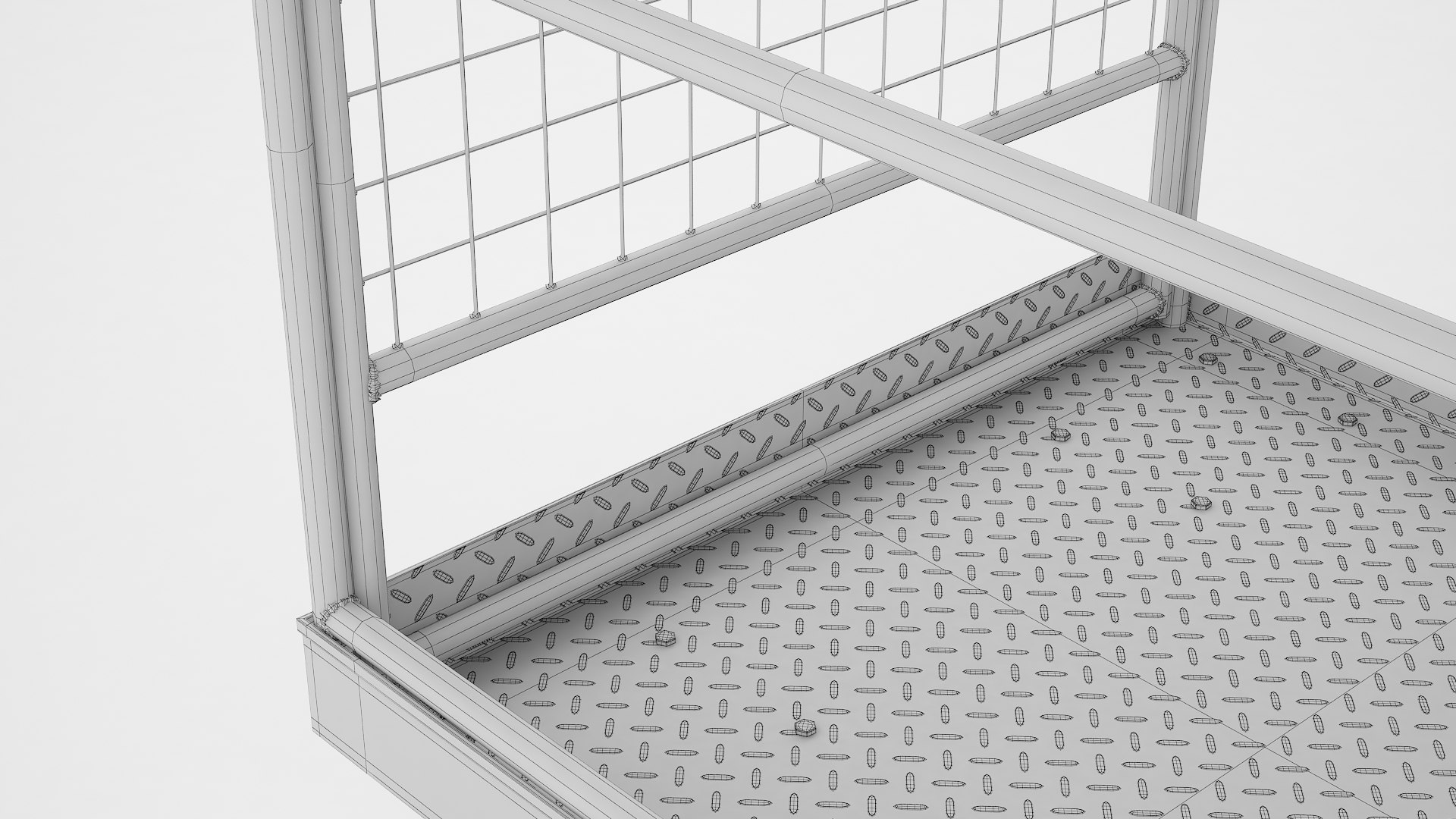 3D Forklift Safety Cage 03 Model - TurboSquid 2288644