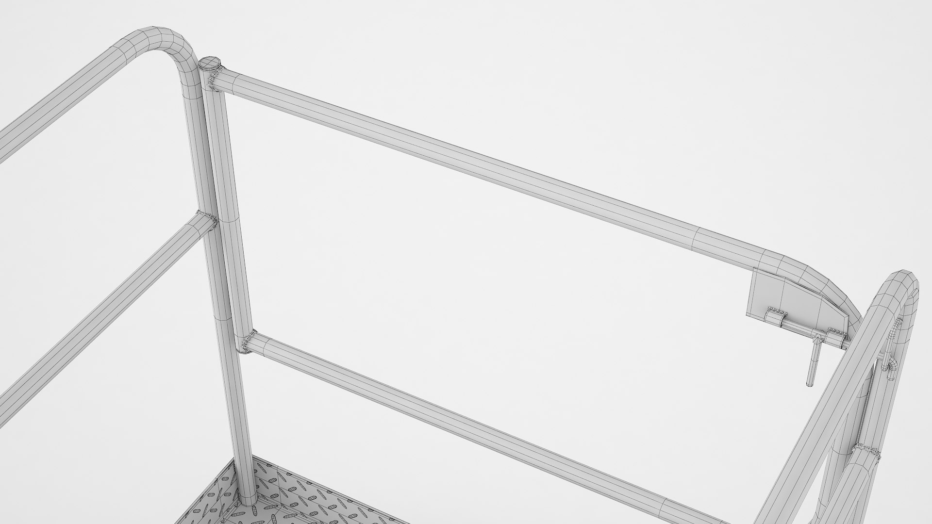 3D Forklift Safety Cage 03 Model - TurboSquid 2288644