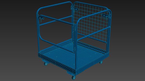 modelo 3d Jaula de seguridad para montacargas 03 - TurboSquid 2288644