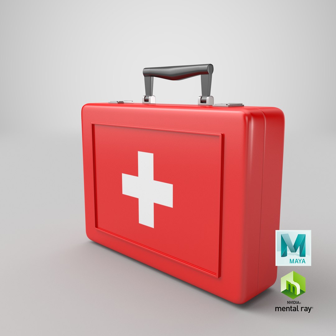 Real Medical Kit Model - TurboSquid 1338635
