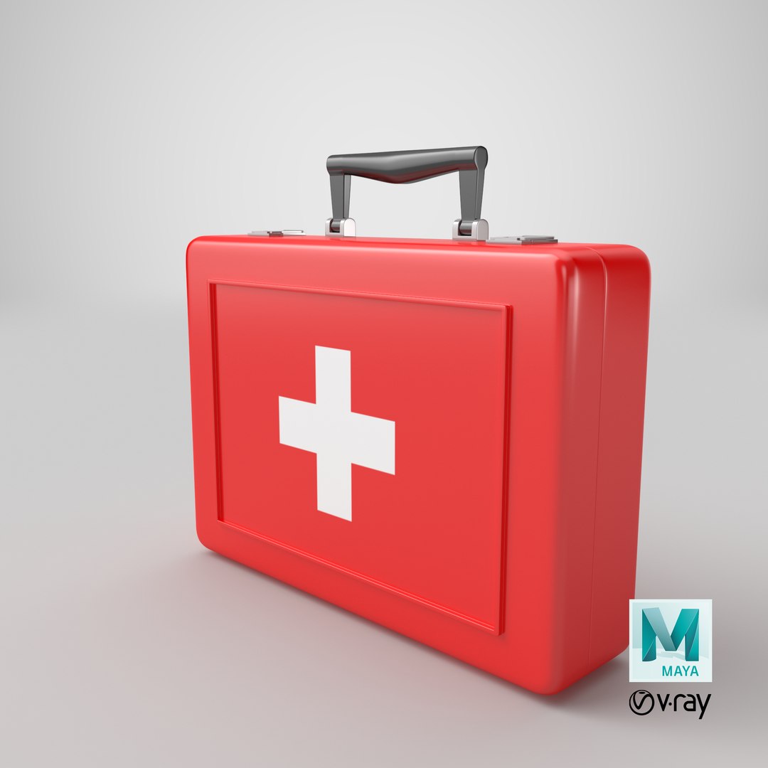Real Medical Kit Model - TurboSquid 1338635