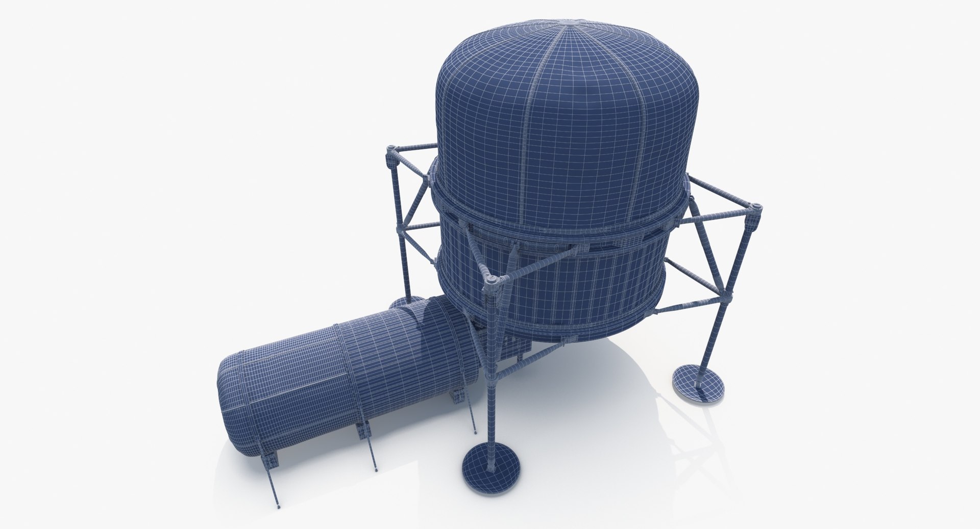 Space Colonization Base Silo Clean and Dirty 3D model - TurboSquid 2122459