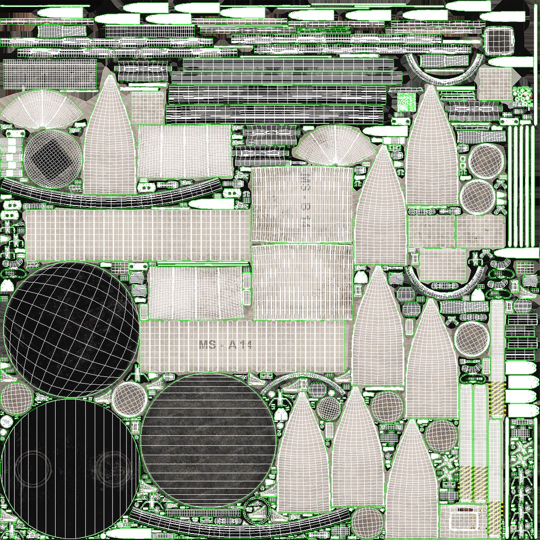 Space Colonization Base Silo Clean and Dirty 3D model - TurboSquid 2122459
