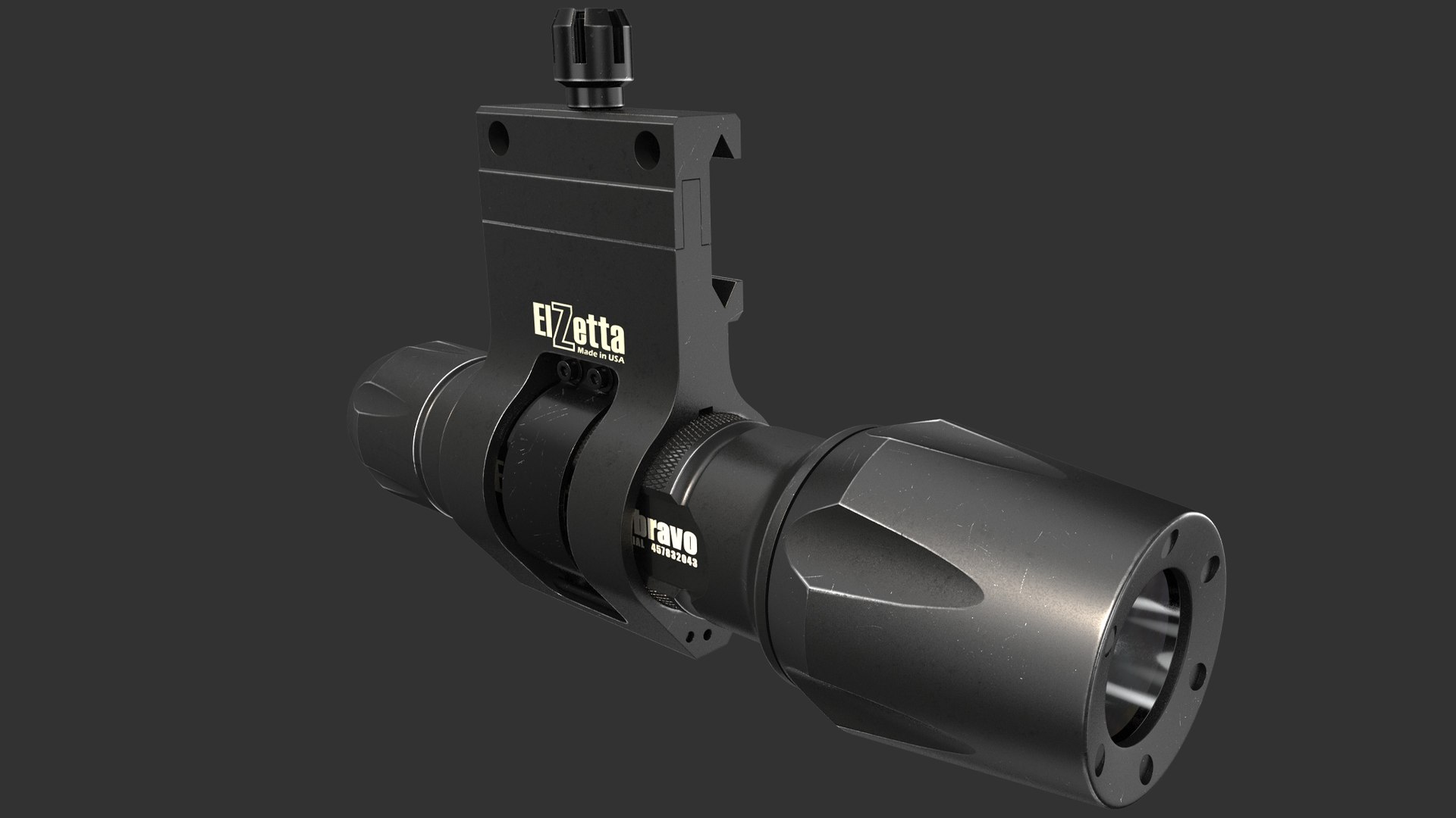 3D Tactical Flashlight Model - TurboSquid 1461674