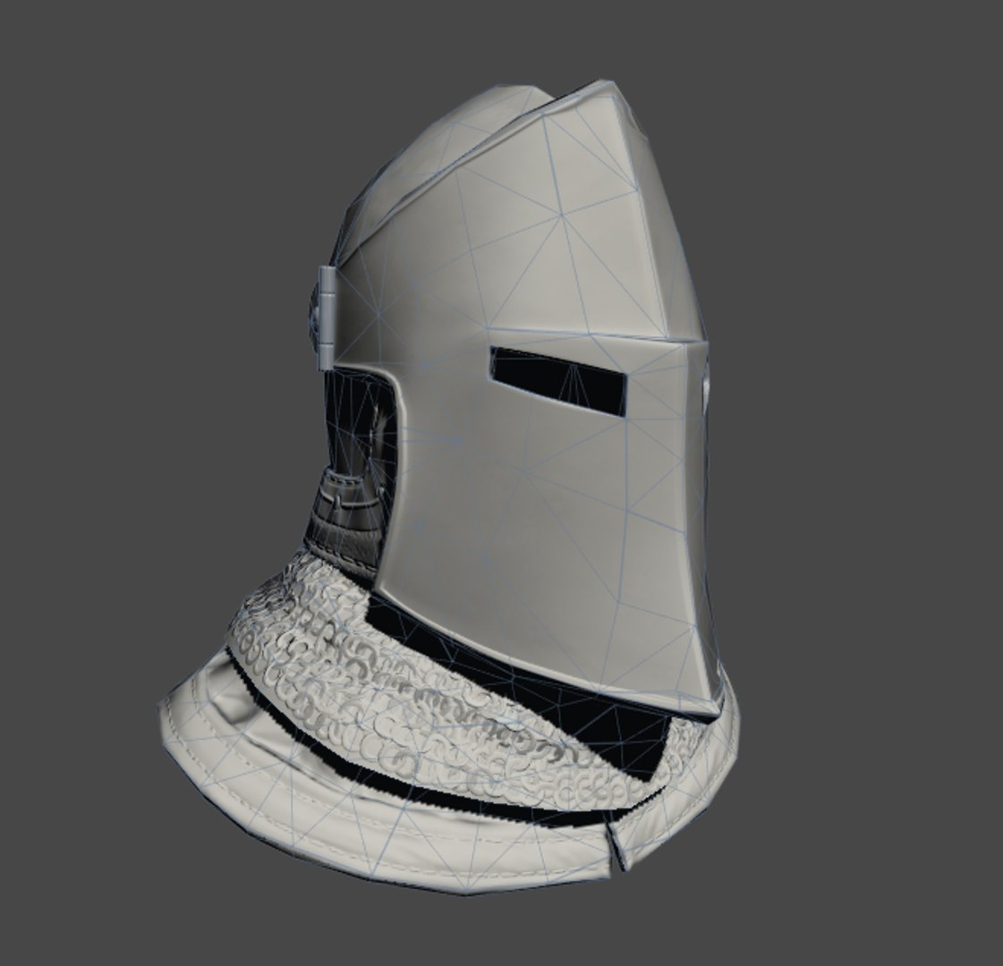 3d Model Medieval Helmet