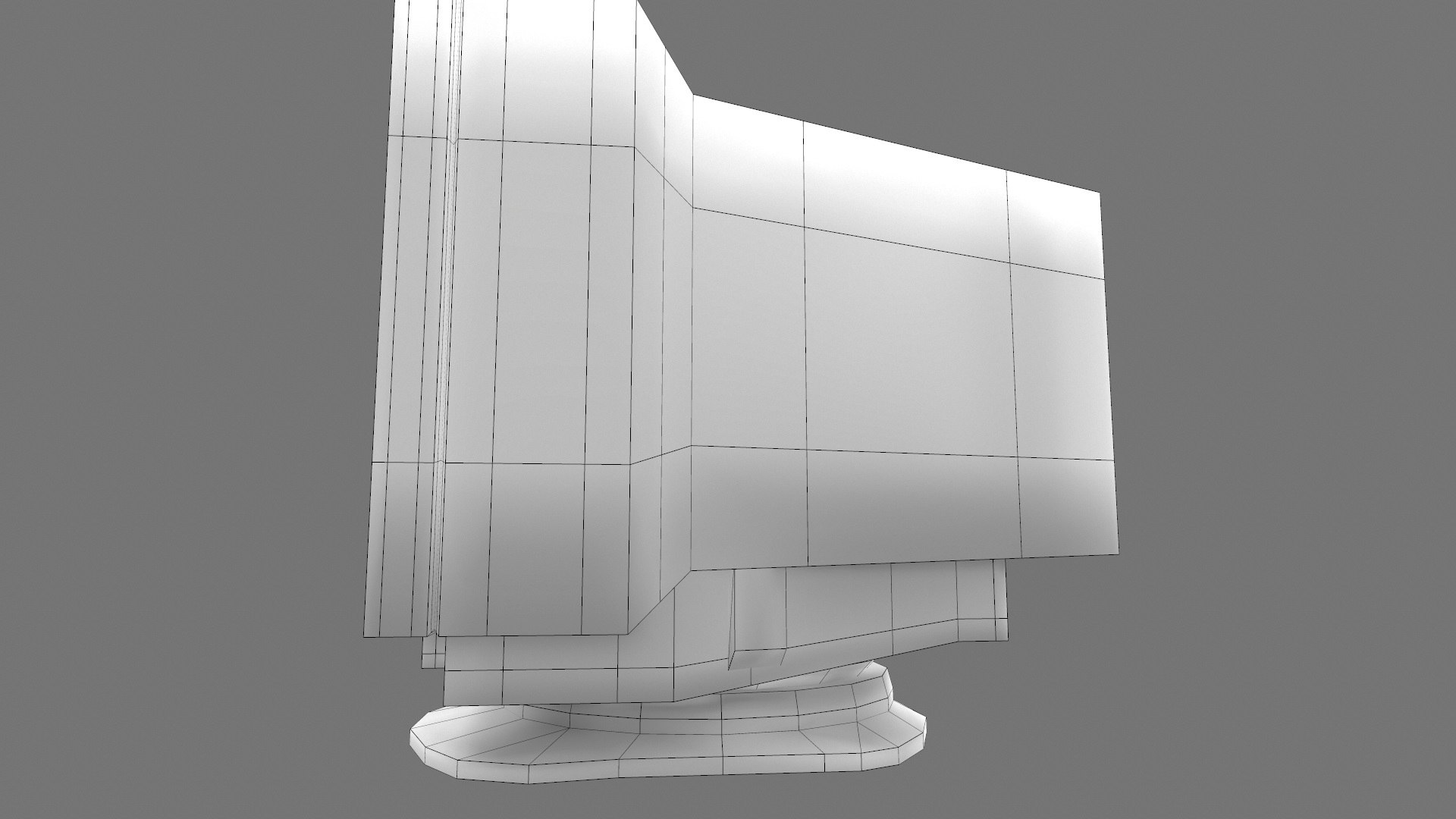 Old Computer Monitor 3D Model - TurboSquid 1471376