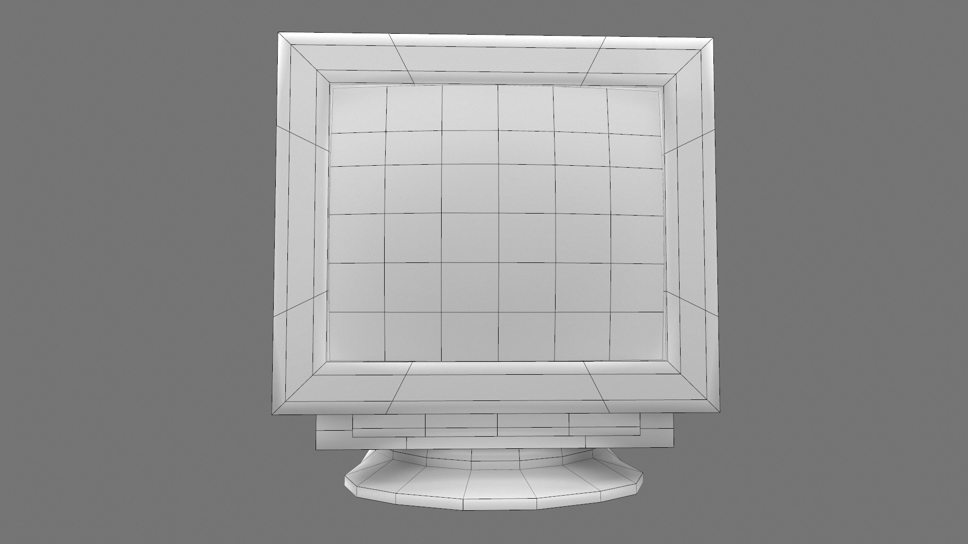 Old Computer Monitor 3D Model - TurboSquid 1471376