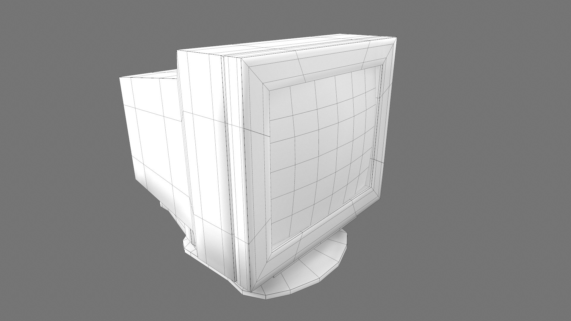 Old Computer Monitor 3D Model - TurboSquid 1471376