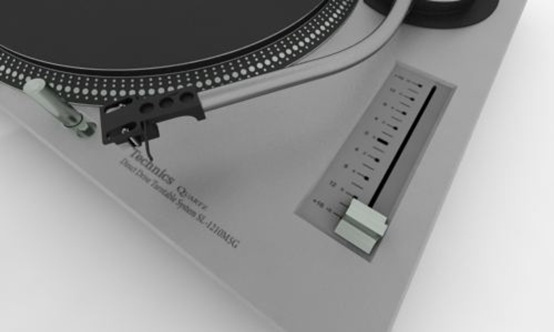 Technics Turntable 3d Model