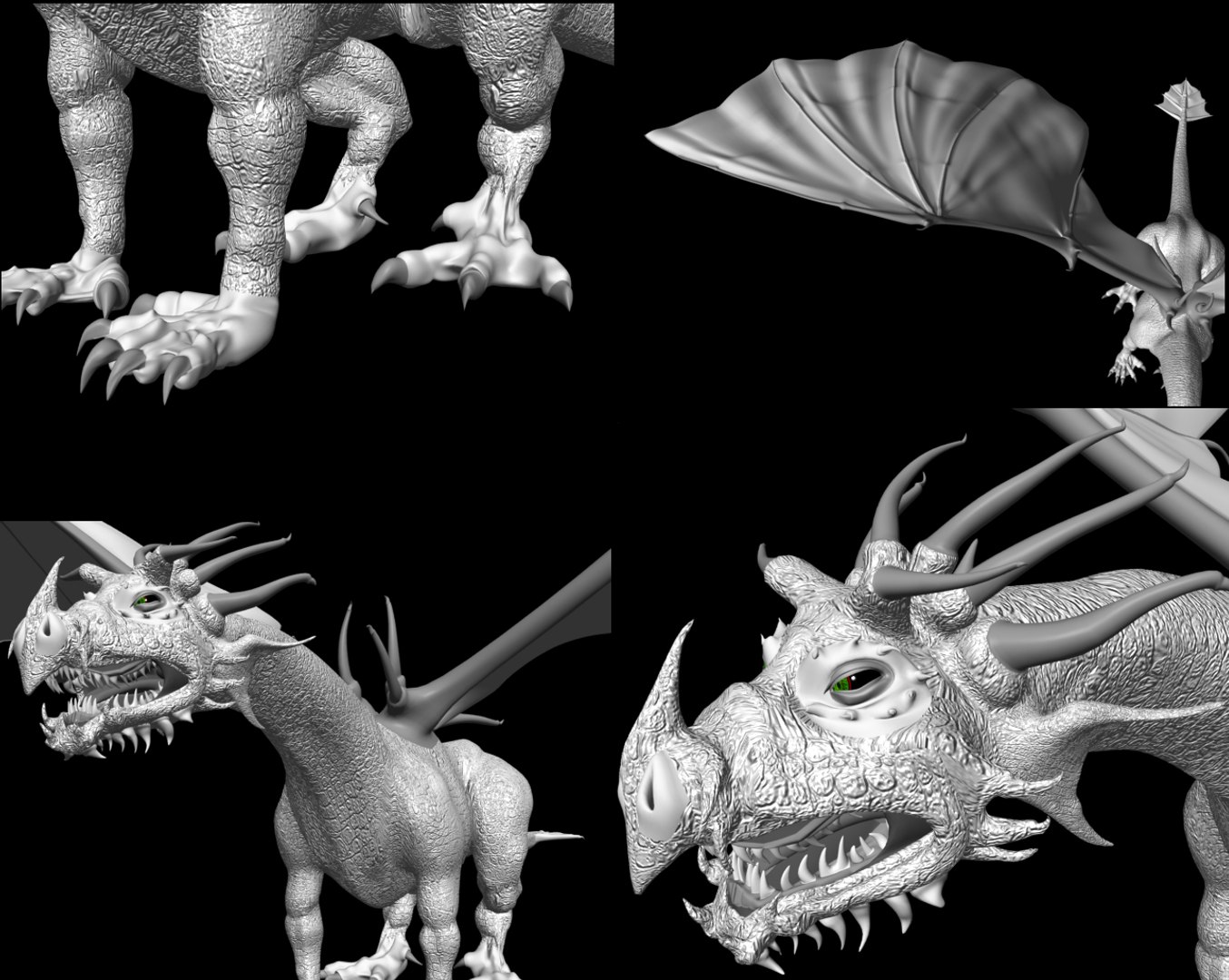 3d dragon model