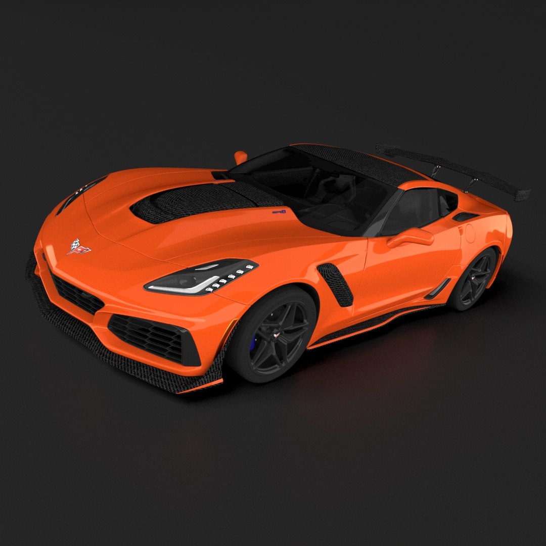 3D Chevrolet Corvette ZR1 - TurboSquid 2314642