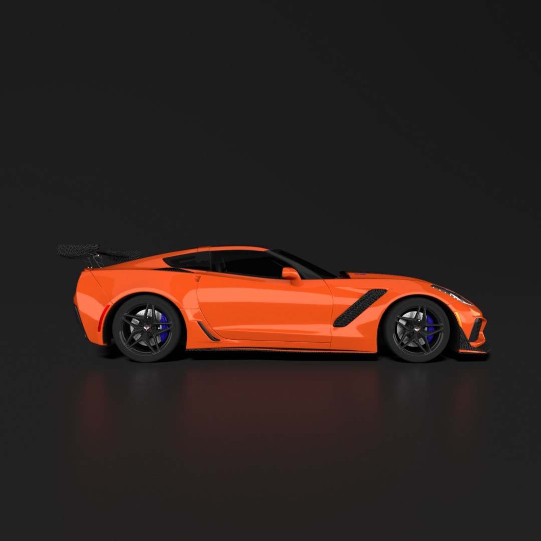 3D Chevrolet Corvette ZR1 - TurboSquid 2314642