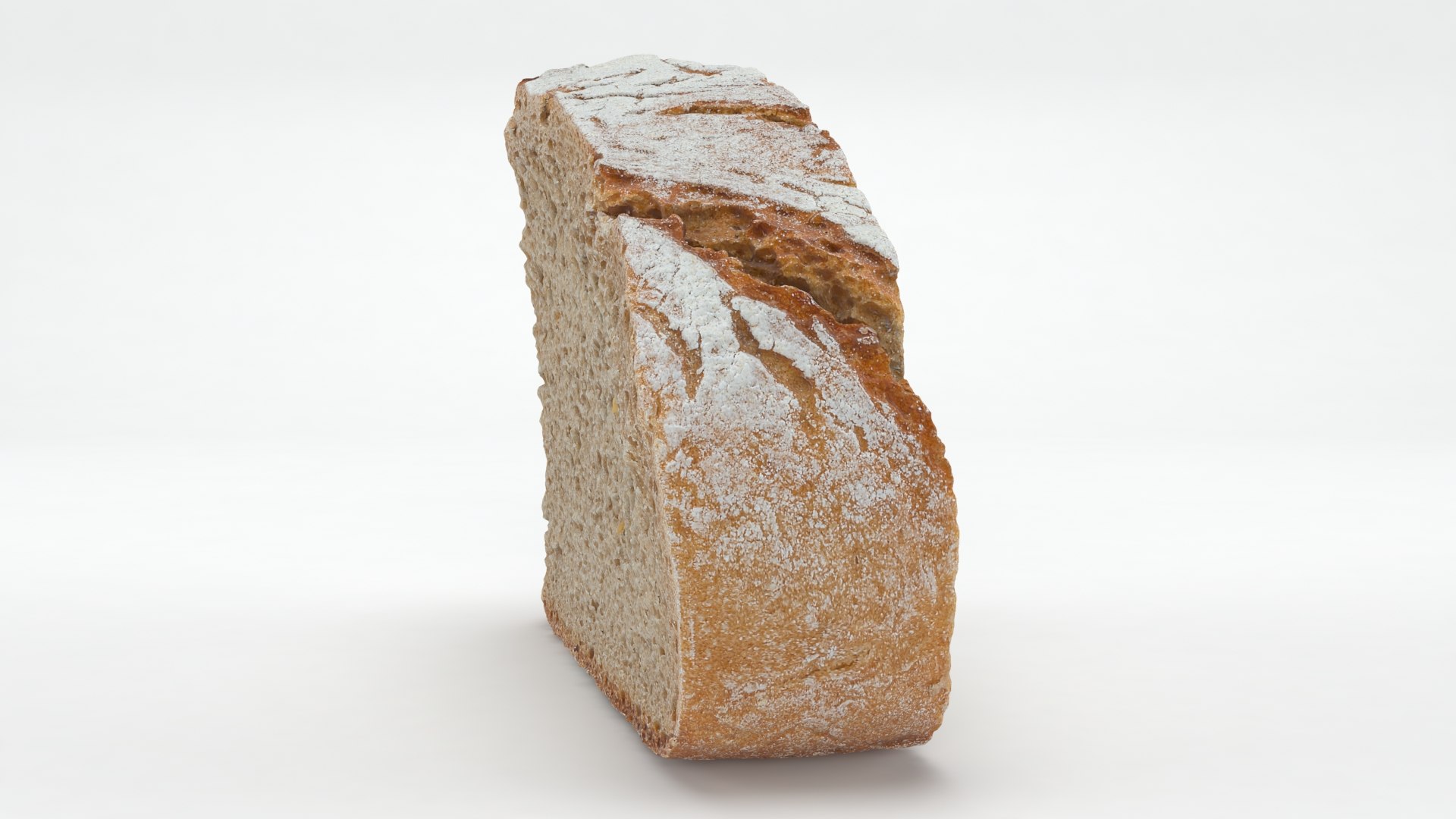 3D Rye Bread Slice - TurboSquid 1873058