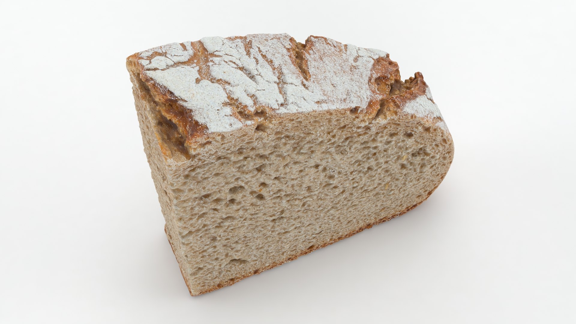 3D Rye Bread Slice - TurboSquid 1873058