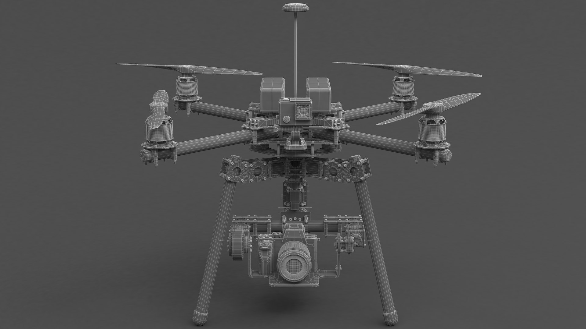 3D Model Quadcopter UAV - TurboSquid 1881853