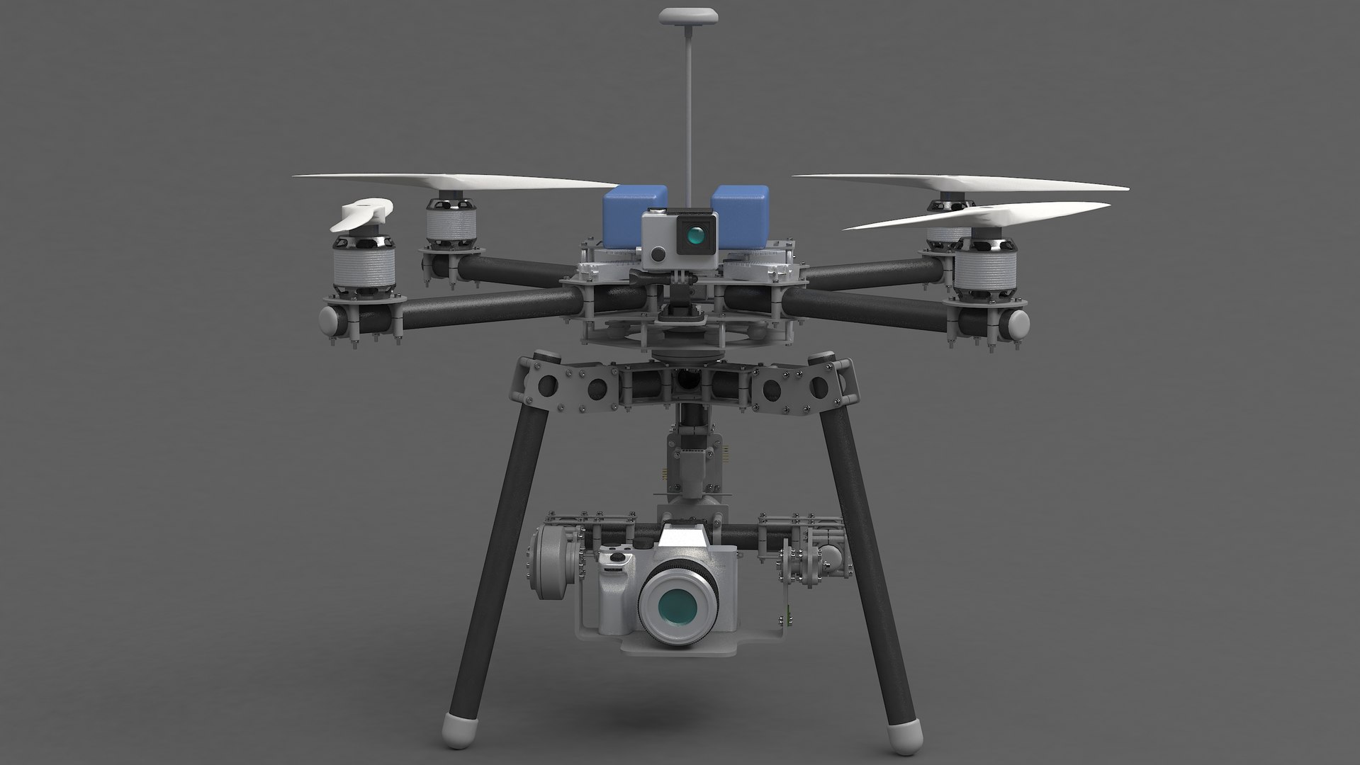 3D Model Quadcopter UAV - TurboSquid 1881853