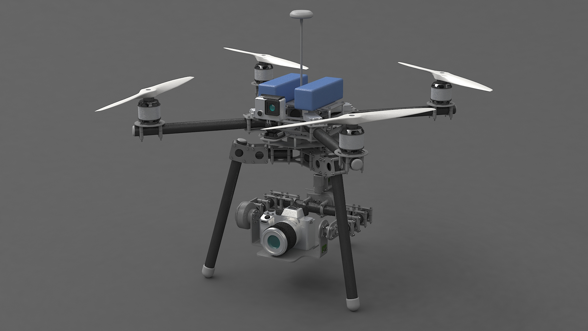 3D Model Quadcopter UAV - TurboSquid 1881853