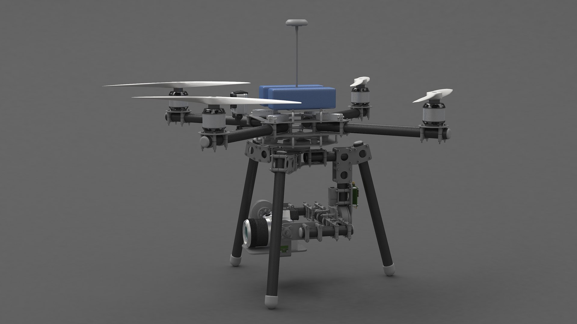 3D Model Quadcopter UAV - TurboSquid 1881853