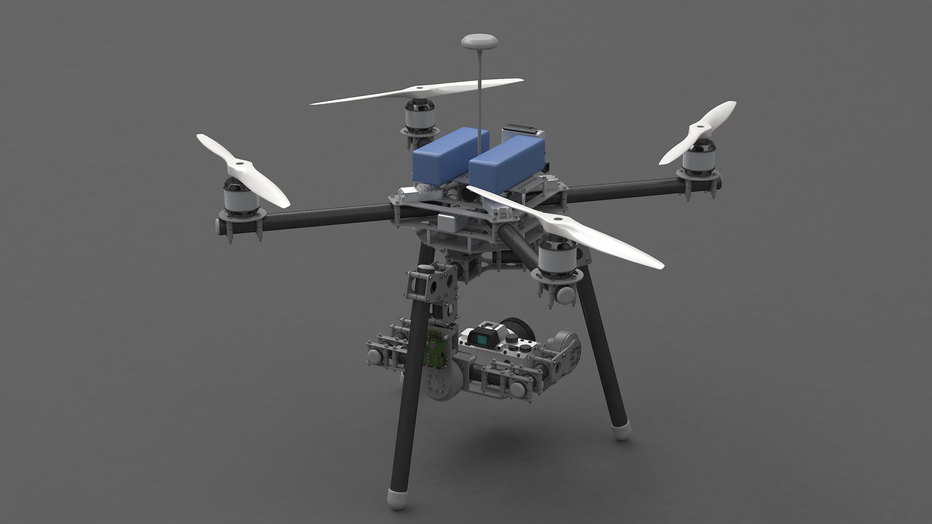 3D Model Quadcopter UAV - TurboSquid 1881853