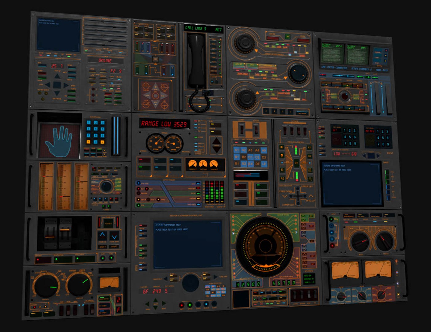 3d control panels
