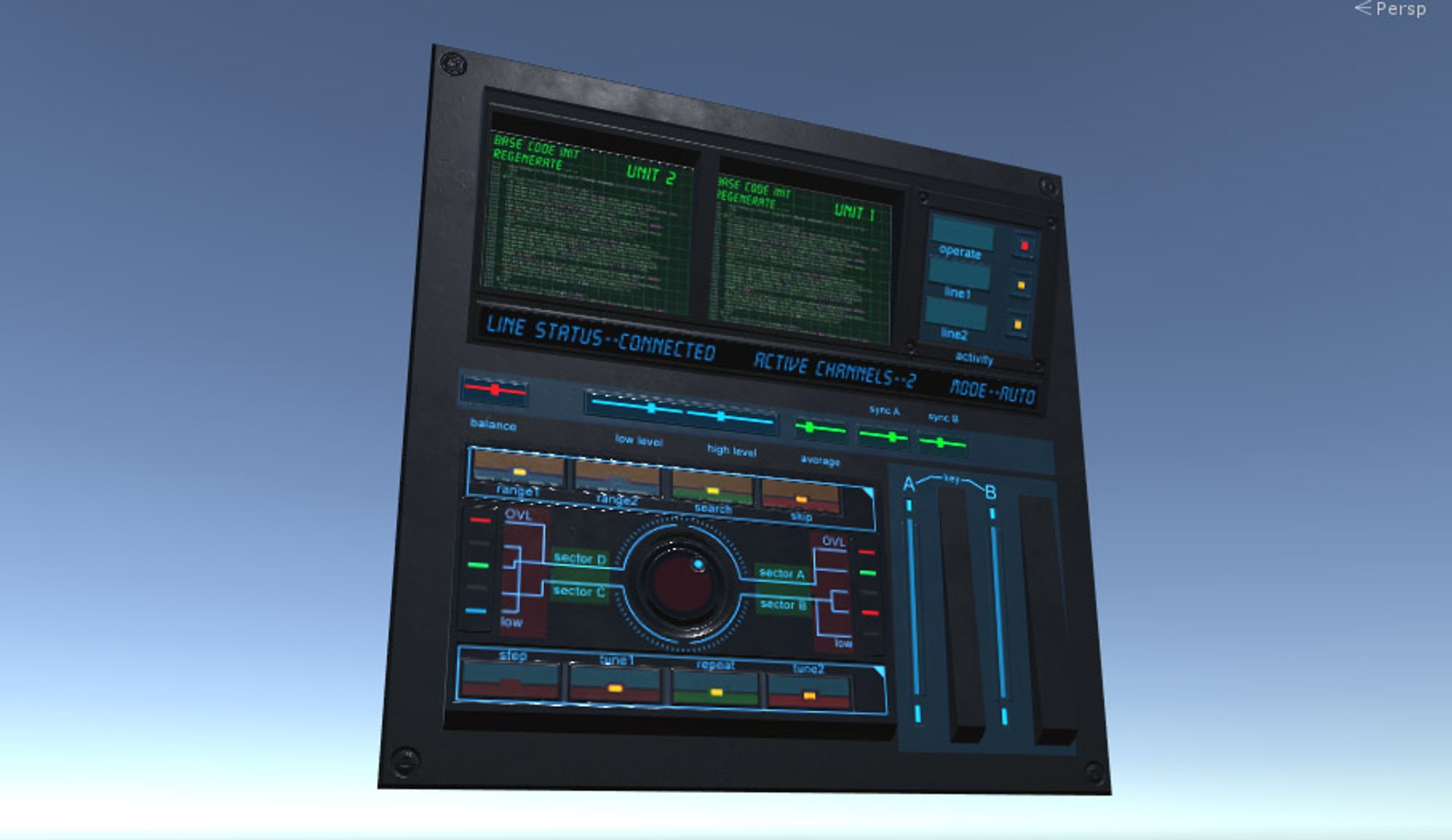 3d control panels