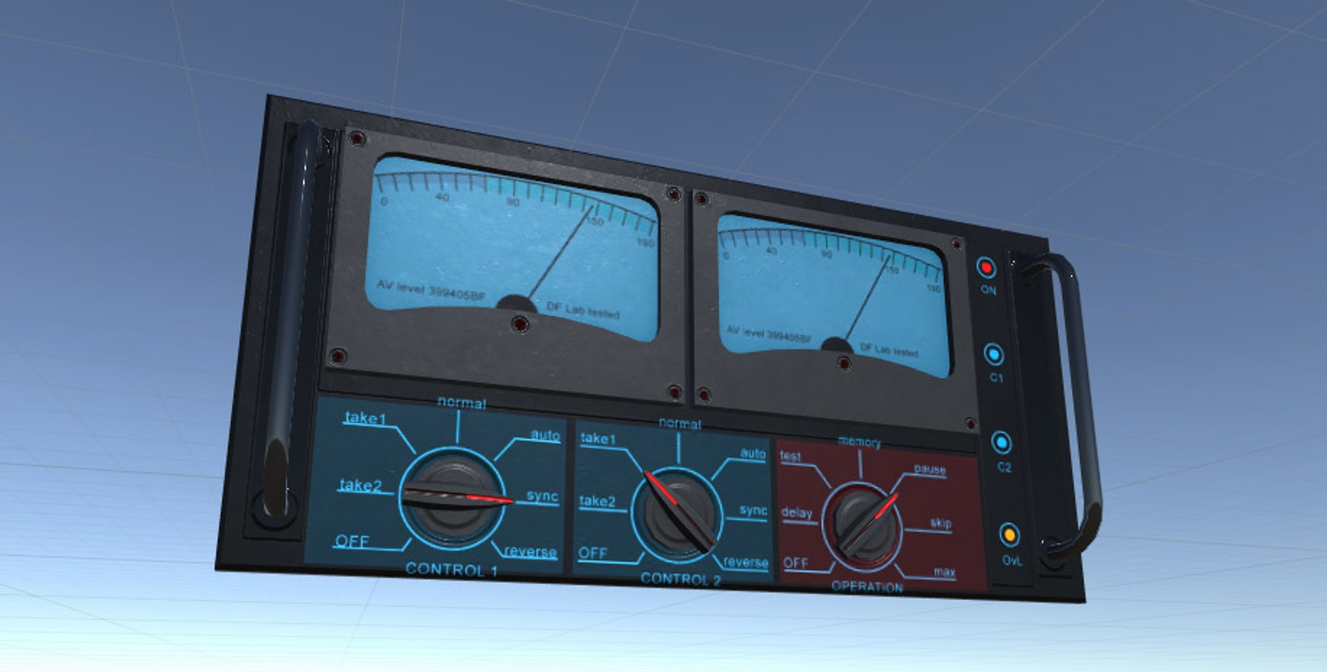 3d control panels