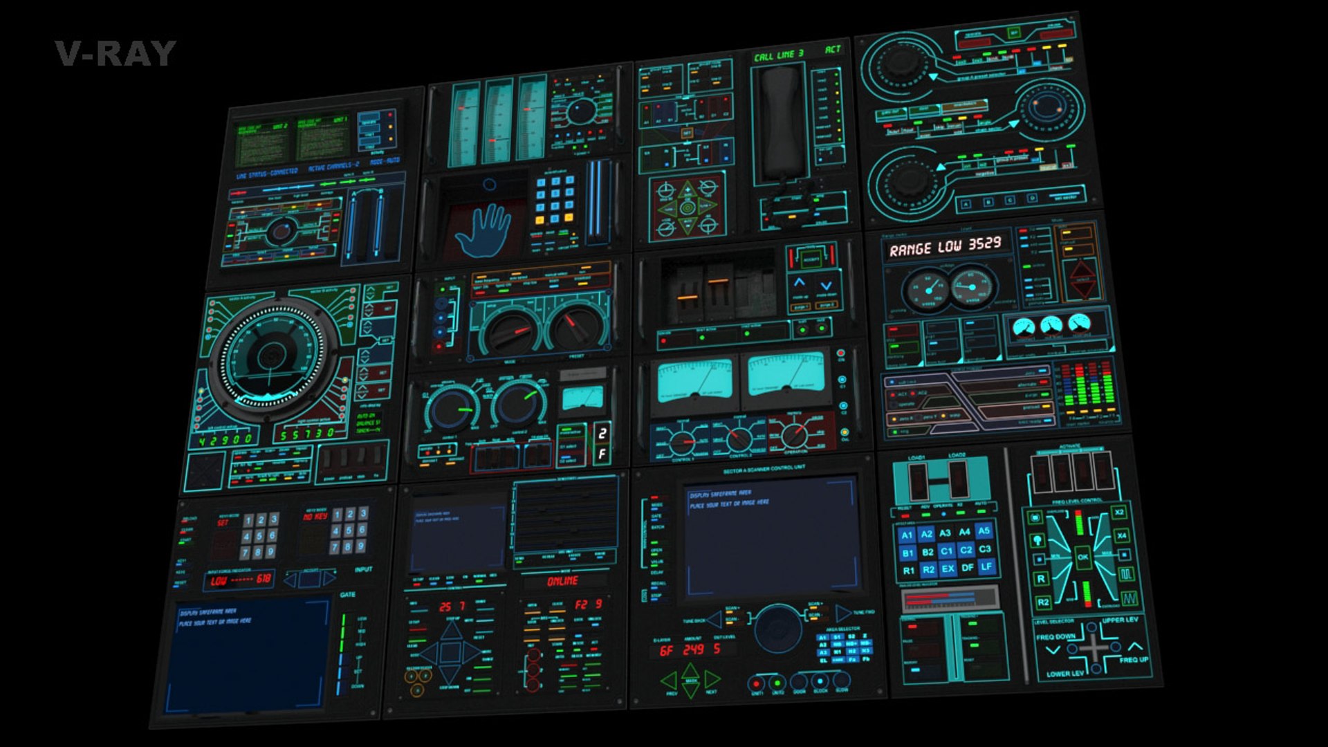 3d control panels